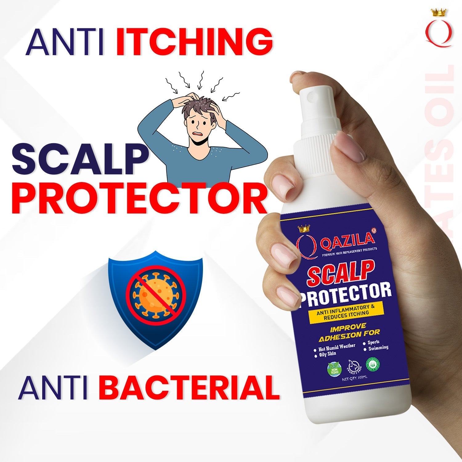 Scalp Protector for Hair Patch & Wig | Qazila India